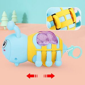 Smalibal Wind Up Toys for Kids, Bee Shape Clockwork Toy, Plastic Walking Toy for Boys Girls Kindergarten Toy for Gifts Birthday Party Favors Prizes Goodie Bags Treasure Box Filler Pink