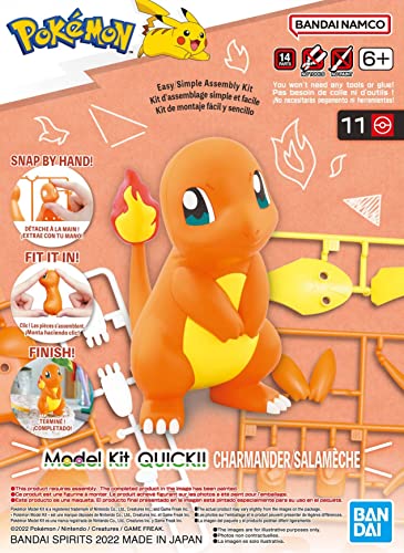 Bandai Hobby - Pokemon Model Kit Quick!! #11 Charmander