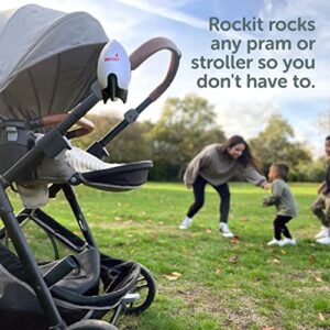 Rockit Rocker USB Rechargeable 2.0. Rock-it Baby Rocker Rocks Any Stroller, Bassinet, Pushchair or Buggy. Comes with Rotating Bracket.