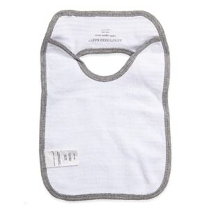 Burt's Bees Baby - Bibs, 4-Pack Lap-Shoulder Drool Cloths, 100% Organic Cotton with Absorbent Terry Towel Backing