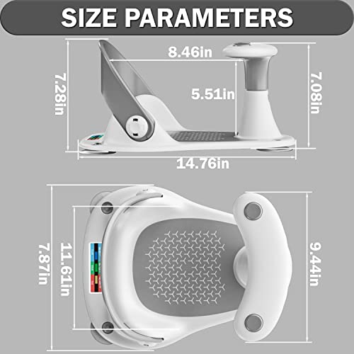 Baby Bath Seat,Baby Bathtub Seat for 6 Months & Up, Infant Bath Seat with Secure Suction Cups, Non-Slip Toddler Bath Seat TOPMINO