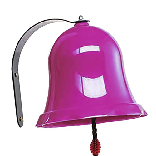 Tachiuwa Hanging Bells Wall Mounted Ship Bells Swing Accessories for Backyard Playground Toddlers Boys Kids , Violet