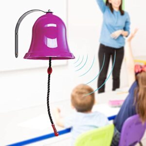 Tachiuwa Hanging Bells Wall Mounted Ship Bells Swing Accessories for Backyard Playground Toddlers Boys Kids , Violet