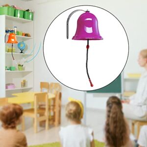 Tachiuwa Hanging Bells Wall Mounted Ship Bells Swing Accessories for Backyard Playground Toddlers Boys Kids , Violet