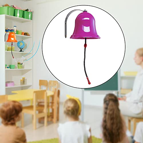 Tachiuwa Hanging Bells Wall Mounted Ship Bells Swing Accessories for Backyard Playground Toddlers Boys Kids , Violet