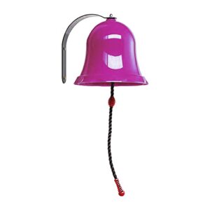 Tachiuwa Hanging Bells Wall Mounted Ship Bells Swing Accessories for Backyard Playground Toddlers Boys Kids , Violet