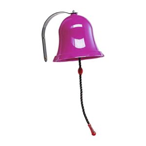 Tachiuwa Hanging Bells Wall Mounted Ship Bells Swing Accessories for Backyard Playground Toddlers Boys Kids , Violet