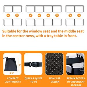 Airplane Footrest for Kids,Plane Foot Hammock Airplane Hammock for Toddler Airplane Seat Extender for Kids,Baby Travel Essentials for Flying,Airplane Foot Rest for Airplane Travel Essentials Kids