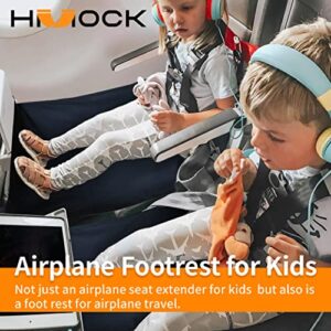 Airplane Footrest for Kids,Plane Foot Hammock Airplane Hammock for Toddler Airplane Seat Extender for Kids,Baby Travel Essentials for Flying,Airplane Foot Rest for Airplane Travel Essentials Kids