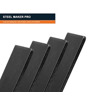 10Pack 1074 Steel Flat Stock 4"x2"x1/8" Knife Blanks for Knife Making Forging Steel Forge Metal for Blacksmithing by SALUINOKI