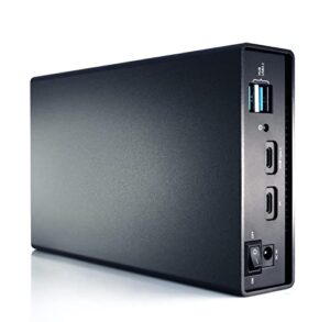 compatily lv22 16tb usb-c 10gbps external hdd and hub – enterprise hard drive for professional media creators and work from home office professionals