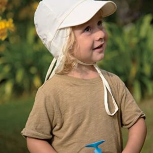 FURTALK Baby Sun Hat UPF 50+ Adjustable Baby Boys Girls Quick Drying Summer Beach Hat with Neck Flap for Traveling Swim Hat Beige