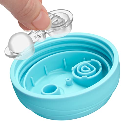 Chicco Insulated Rim Spout Trainer Spill-Free Baby Sippy Cup 9oz Pink/Teal/Purple Ombre 12m+ (2pk)