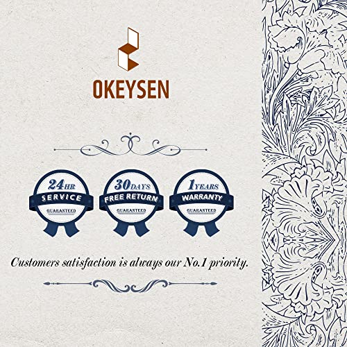 Okeysen Rocking Chair Nursery with Ottoman，Mid Century Modern Accent Chair with Upholstered Fabric, Rocker Glider Chair for Baby Nursery, Lounge Side Armchair Nursing Chair for Living Room Bedroom