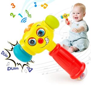 hola toys for 1 year old boy gifts - hammer baby toys 12-18 months, musical 1 year old toys with light flashing, baby boy toys for 1 + year old boy toddlers toys age 1-2 christmas birthday gifts