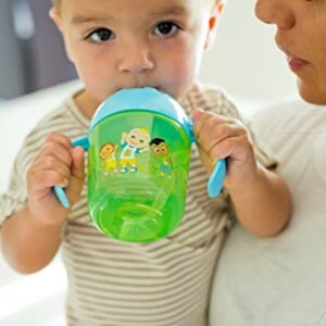 The First Years CoComelon Weighted Straw Cup — Bottle to Cup Transition Toddler Cups — 7 Oz — 6 Months and Up