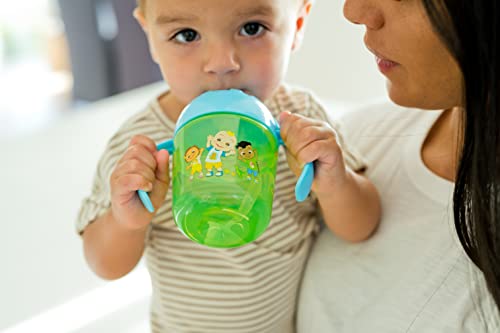 The First Years CoComelon Weighted Straw Cup — Bottle to Cup Transition Toddler Cups — 7 Oz — 6 Months and Up