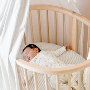 Stokke Sleepi Canopy by Pehr, Grey - Dreamy Crib Canopy for Sleepi Mini & Crib/Bed - Available in Numerous Colors - Oeko-Tex Standard 100