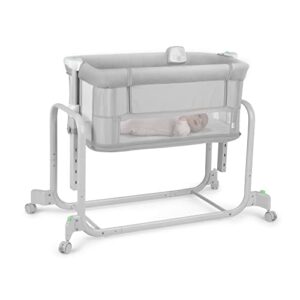 ingenuity dream hero 3-in-1 co-sleeping bassinet and crib - constellation (grey), unisex, newborn to 12 months