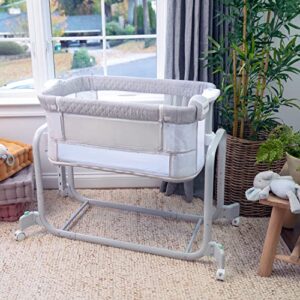 Ingenuity Dream Hero 3-in-1 Co-Sleeping Bassinet and Crib - Constellation (Grey), Unisex, Newborn to 12 Months