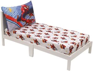 marvel spiderman 2-piece toddler sheet set