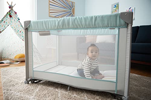 Cosco Rocking Bassinet with Play Yard DLX, Rainbow