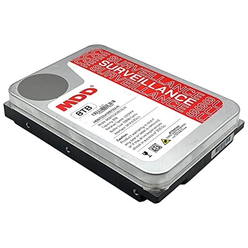 MDD (MDD8TSATA12872DVR) 8TB 7200RPM 128MB Cache SATA 6.0Gb/s 3.5inch Internal Surveillance Hard Drive - 3 Years Warranty