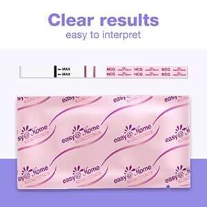 Easy@Home Pregnancy Test Strips Kit: 100-Pack HCG Test Strips, Early Detection Home Pregnancy Test EZW1-S:100