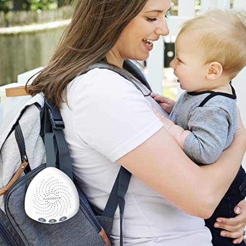 SwaddleMe by Ingenuity Soothe & Vibe – Portable Sound Machine & Soother for Baby