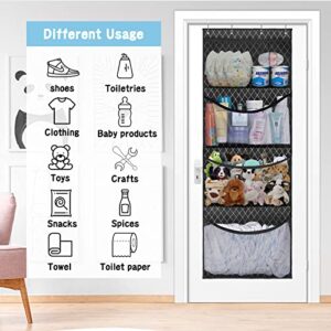 Extra Large Stuffed Animal Storage, Stuffed Animal Holder Over Door Organizer for Stuffies and Toy Plush Easy Installation with Breathable Hanging Storage Pockets