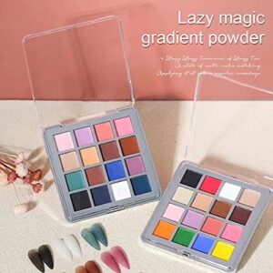 Nail Glitter Set,Gradient Powder,Nail Grading Powder, Magic Mirror Powder, Nail Polish Powder for French Nails Art Manicure Beginner Party Gift DIY Home