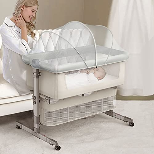 DUOMI Mosquito Net for Bassinet,Portable Bassinet Mosquito Net Cover,Bassinet Net Cover to Keep Pets Out.