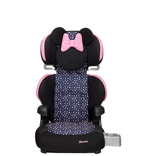 Disney Baby Pronto! Belt-Positioning Booster Car Seat, Belt-Positioning Booster: 40–100 pounds, Minnie Dot Party