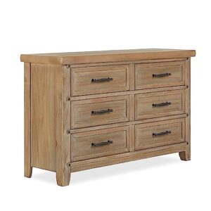 evolur andorra double dresser, barnwood