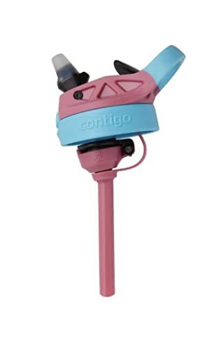 Contigo Kids Water Bottle with Redesigned AUTOSPOUT Straw, 14 oz., pink hedge hog