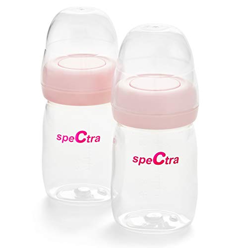 Spectra - Wide Neck Baby Bottles and Breast Flange Replacement (Small 20mm) Bundle