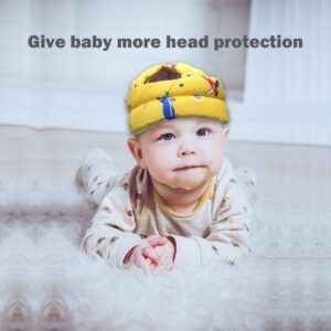 REFLYAWAY Baby Head Protector Baby Helmet for Crawling Walking, No Bumps Safety Head Adjustable Protective Cap for Walking, Playing (Aircraft)