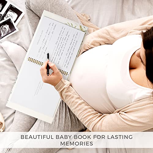 Keepsake Baby Memory Book for Boys & Girls – Timeless First 5 Year Baby Book Photo Album – Gender Neutral Woodland Journal Scrapbook - A Milestone Book to Record Every Event from Birth to Age 5