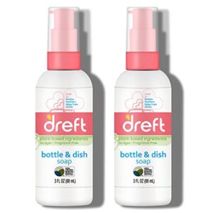 dreft bottle & dish soap 3oz (pack of 2)