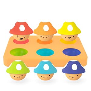 sassy mischievous matching mushrooms toy