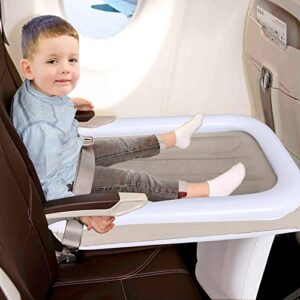 Inflatable Toddler Travel Bed, Baby Airplane Seat Extender, Inflatable Airplane Bed for Kids Included Inflatable Travel Bed, Manual Pump, Travel Bag