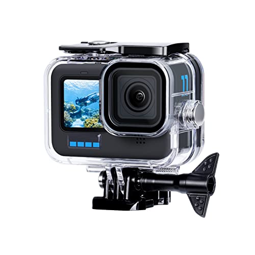 SEASKY Dive Waterproof Protector Case Housing for Gopro Hero 11/10/9 Black Action Camera Accessories Diving Depth 60M/196FT Underwater Protective Case