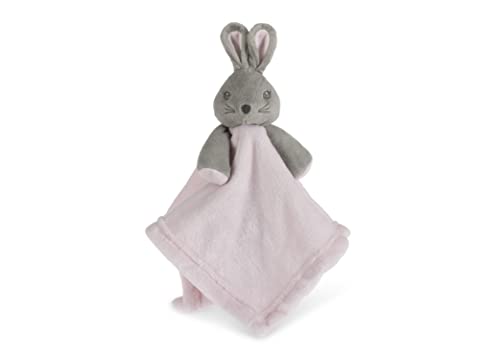 Bunny Lovey Bunny Security Blanket Loveys for Baby Girls Milestone Gift Set Box Present New Baby Newborn Pink Toy Baby Security Blankets for Girls Personalize