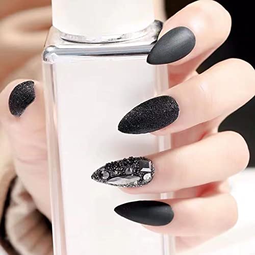 GULELAYAR 6 Color Nail Glitter Powder, Black White Nail Dust Shining Sugar Effect Holographic Nail Powder DIY Nail Art Manicure Decorations (Style 1)