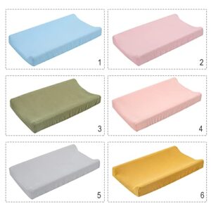 Changing Pad Cover for Boys Girls Changing Table Cover Diaper Changing Pad Cover Sheets Baby Changing Mat Cover Cotton Changing Pad Covers Soft Comfy Cradle Sheets Removable Cover Shower Gift