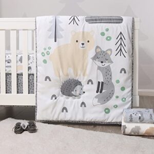 The Peanutshell Woodland Crib Bedding Set, 5 Pieces, Forest Creatures