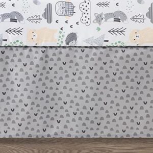 The Peanutshell Woodland Crib Bedding Set, 5 Pieces, Forest Creatures