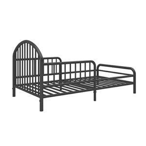 Little Seeds River Metal Toddler Bed, Black