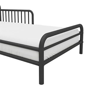 Little Seeds River Metal Toddler Bed, Black