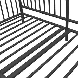 Little Seeds River Metal Toddler Bed, Black